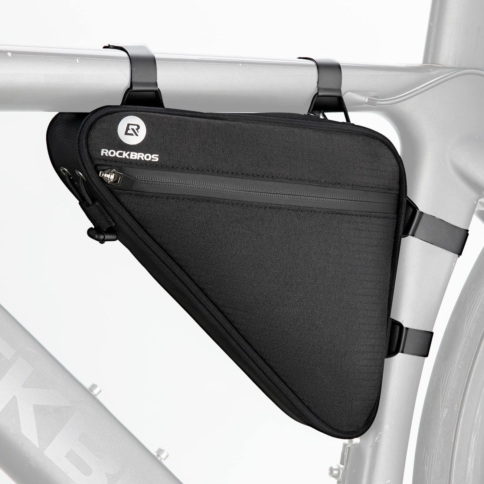 Amazon.com: ROCKBROS Bike Frame Bag, Reflective Bicycle Storage ...