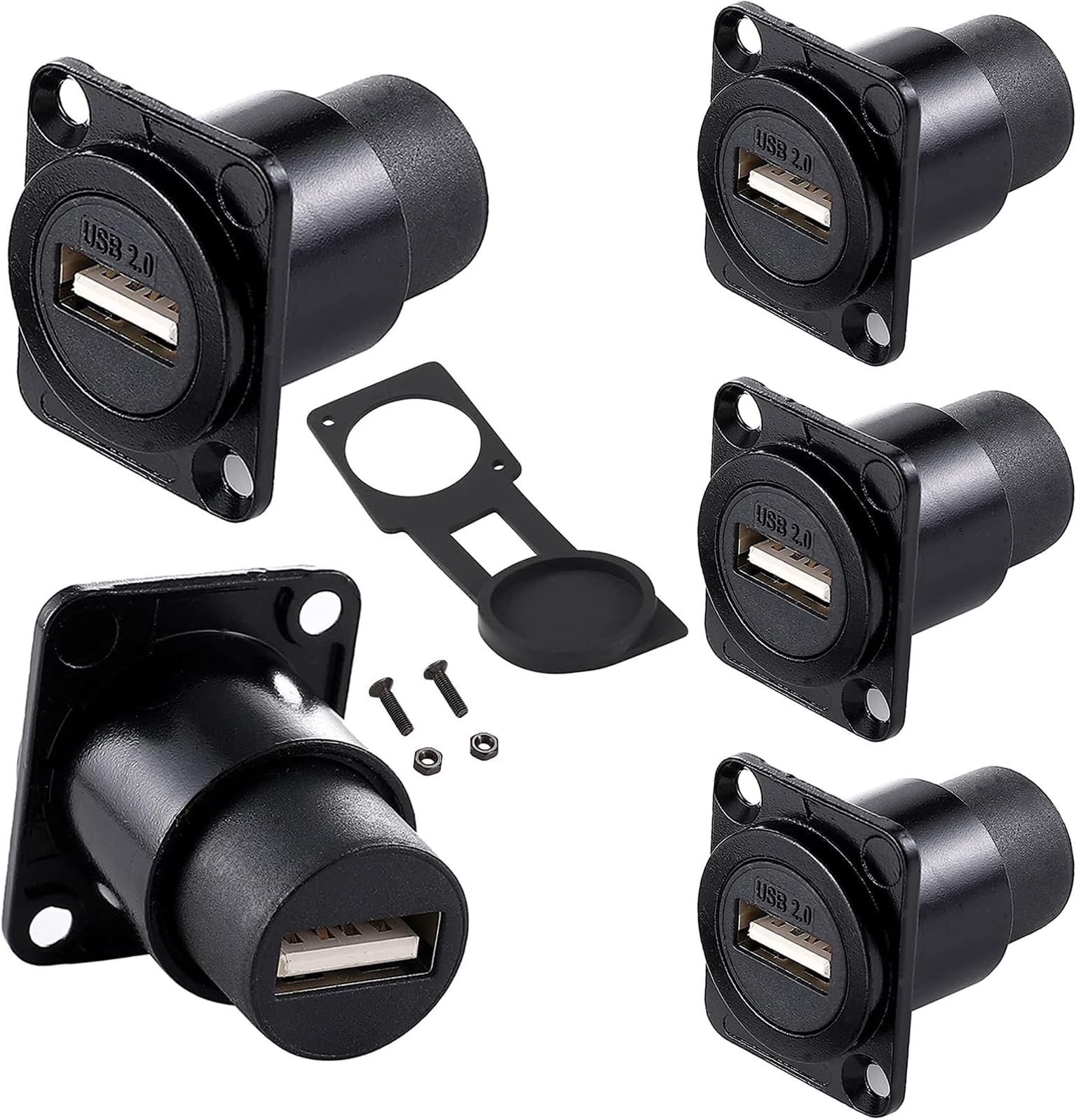 Amazon.com: PENGLIN 5PCS USB 2.0 Type A Connector, USB Female to Female ...