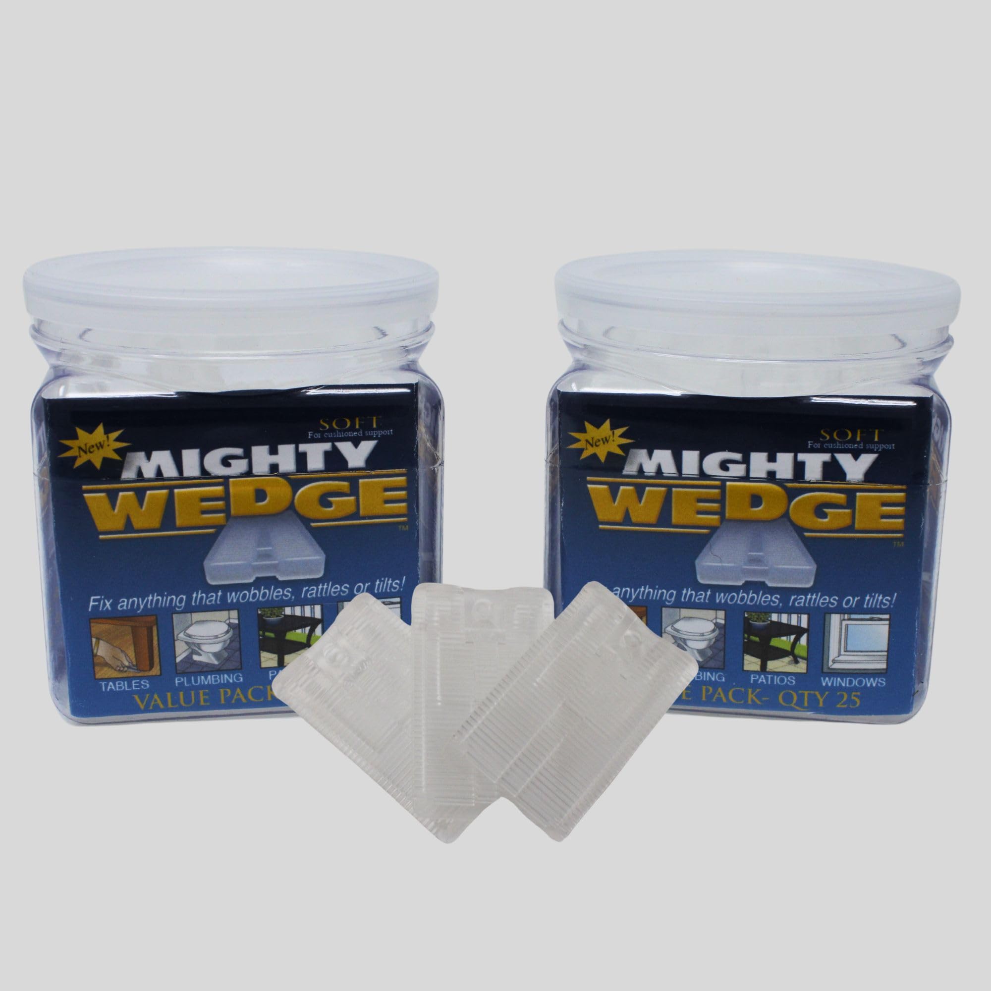 Snapklik.com : Mighty Wedge Soft Plastic Shims - Made In USA ...
