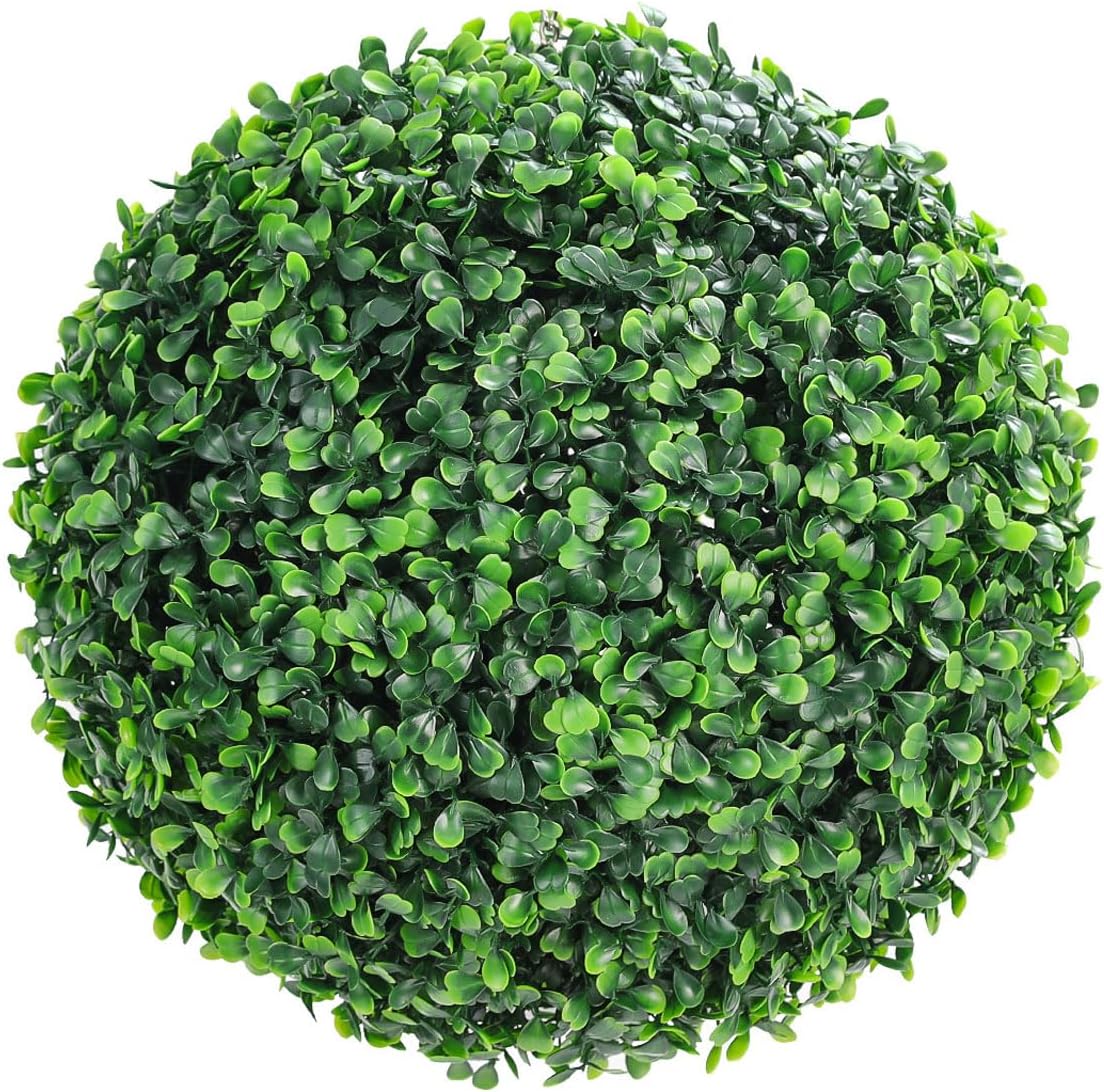 Amazon.com - RUANLOV Round Topiary Ball, Grass Orb for Decoration ...