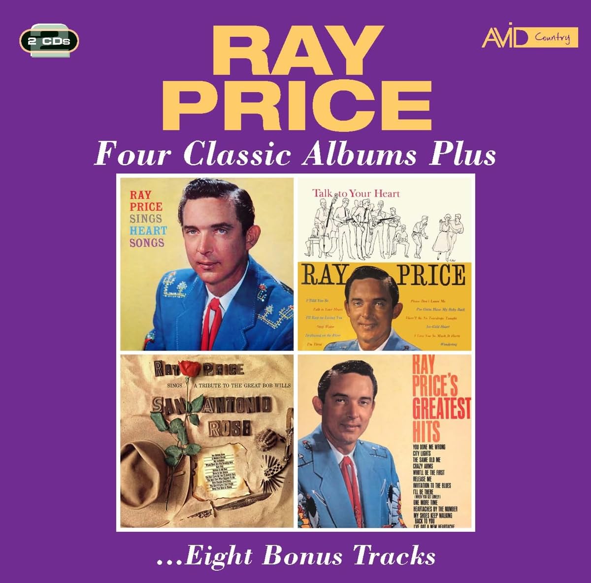 Ray Price - Four Classic Albums Plus ...Eight Bonus Tracks - Amazon.com ...