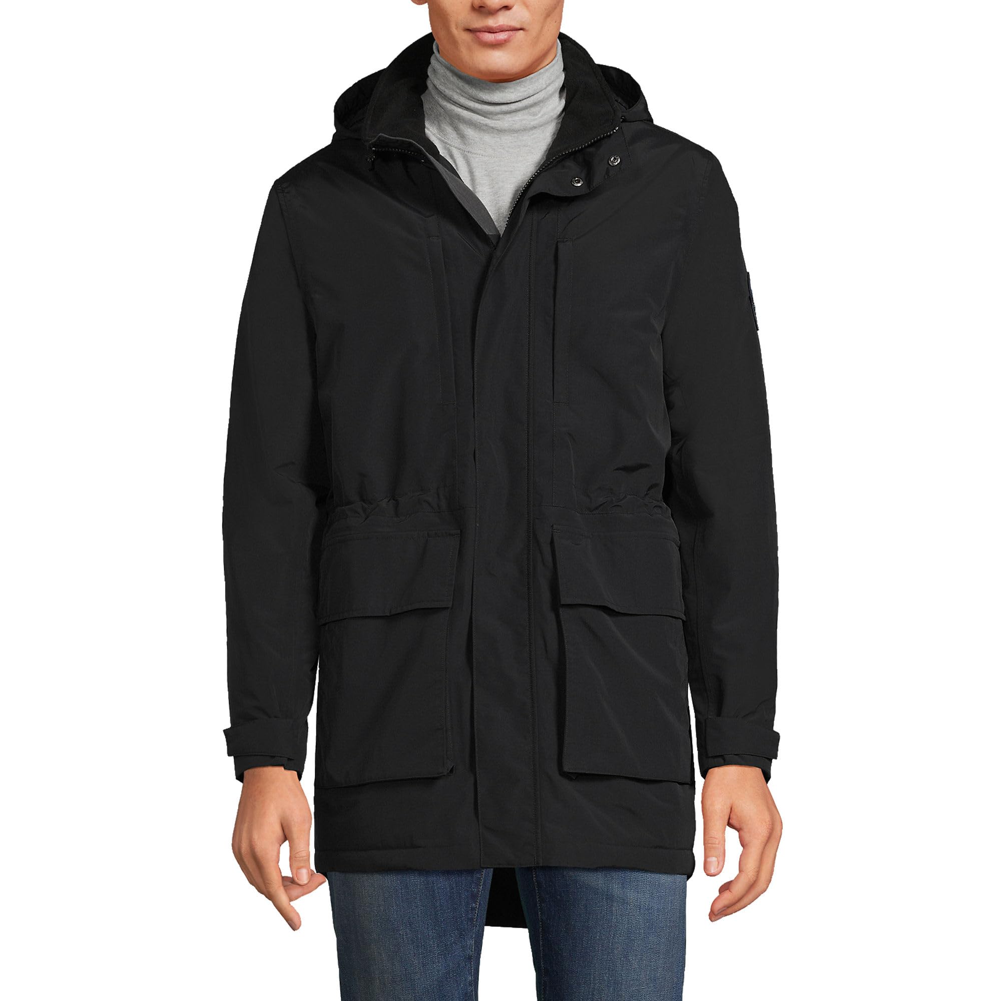 Lands' End Men's Waterproof Squall Parka at Amazon Men’s Clothing store