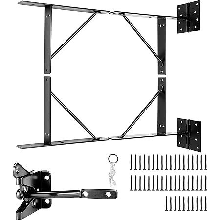 Amazon.com: Mofeez Fence Gate Kit Iron Gate Hardware with Gate Latch ...