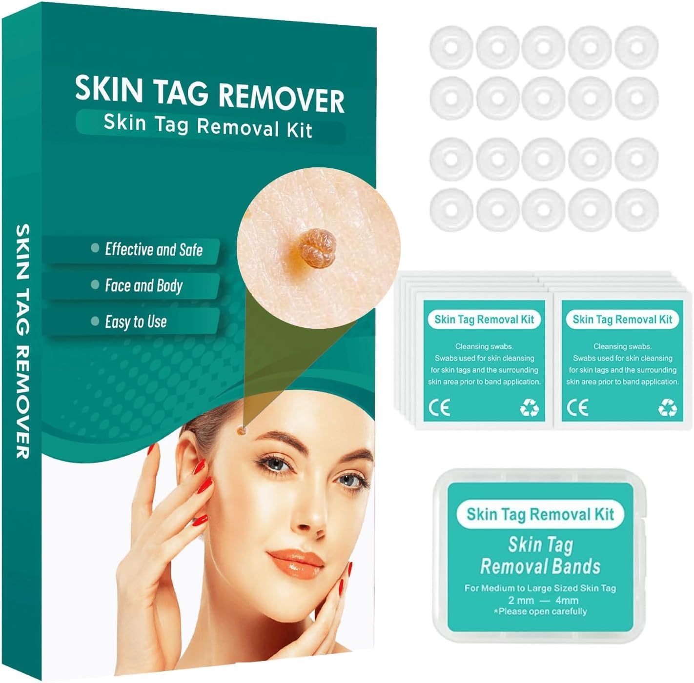Standard Skin Tag Tool Kit Quick Solution for Medium to Small Skin Tags ...
