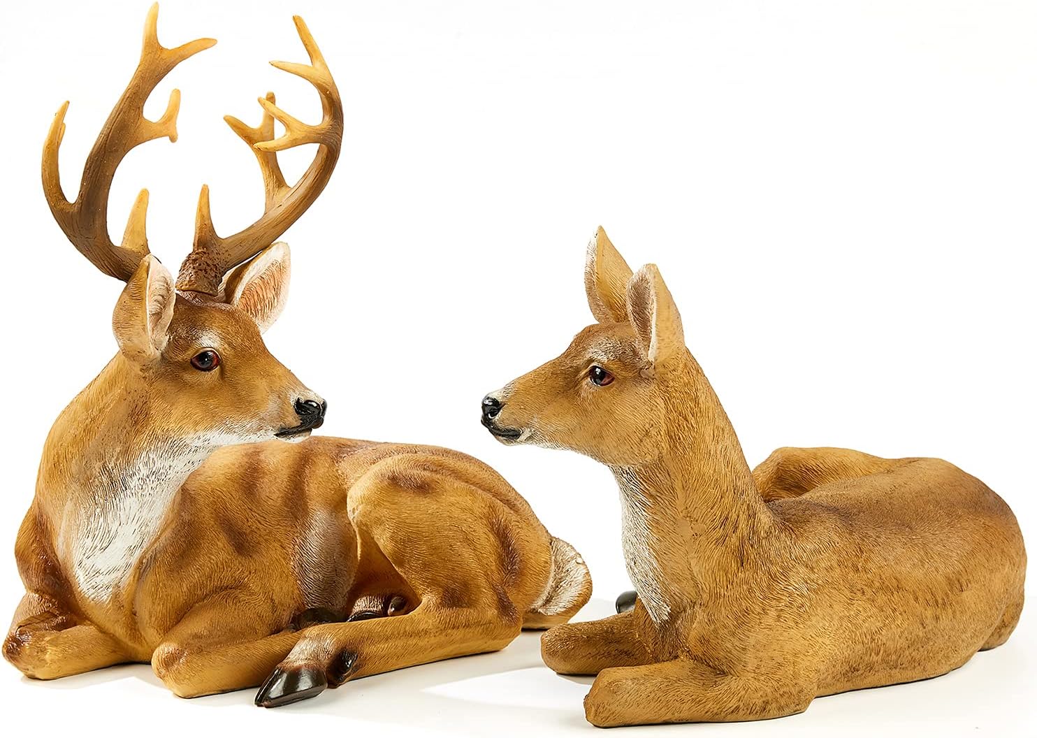 Amazon.com: Collections Etc Family of Deer Realistic Garden Stakes Set ...