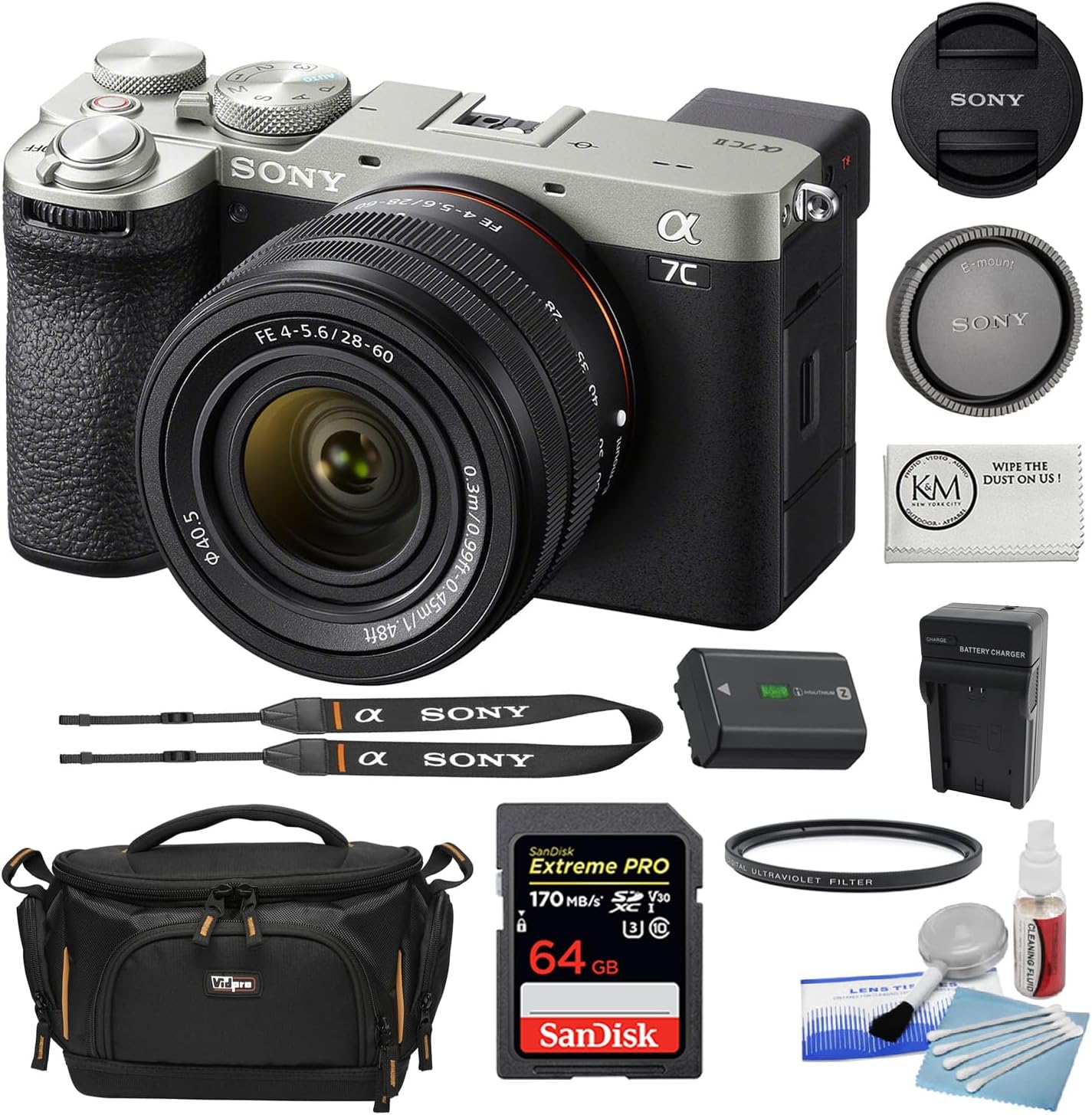 Amazon.com: Sony a7C II Mirrorless Camera with 28-60mm Lens | Silver ...