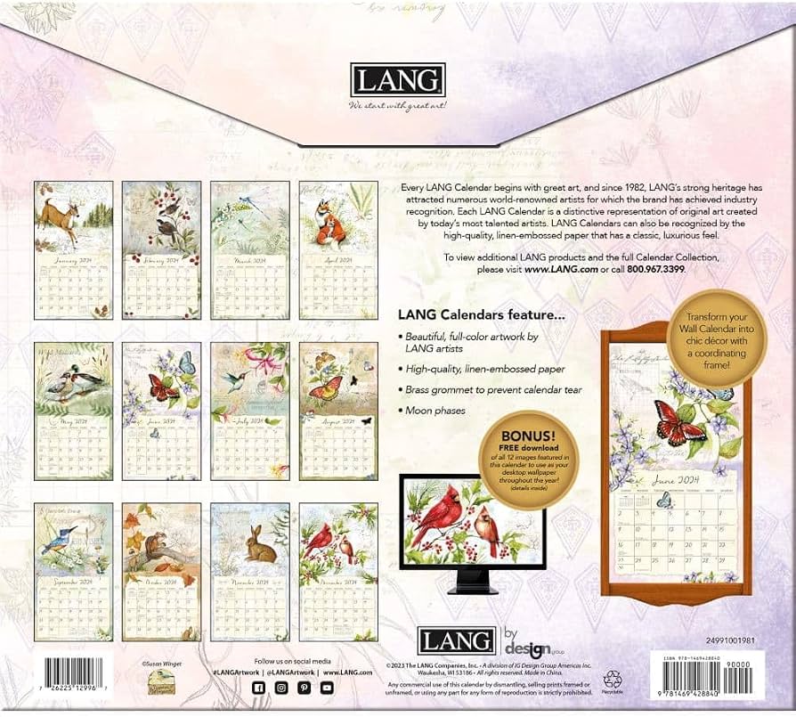 Like Lang Calendar Desktop Lang Companies, Blissful Moments By Lisa