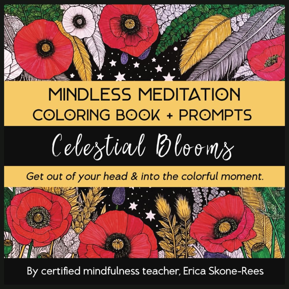 Amazon.com: Mindless Meditation Coloring Book for Adults: Celestial ...