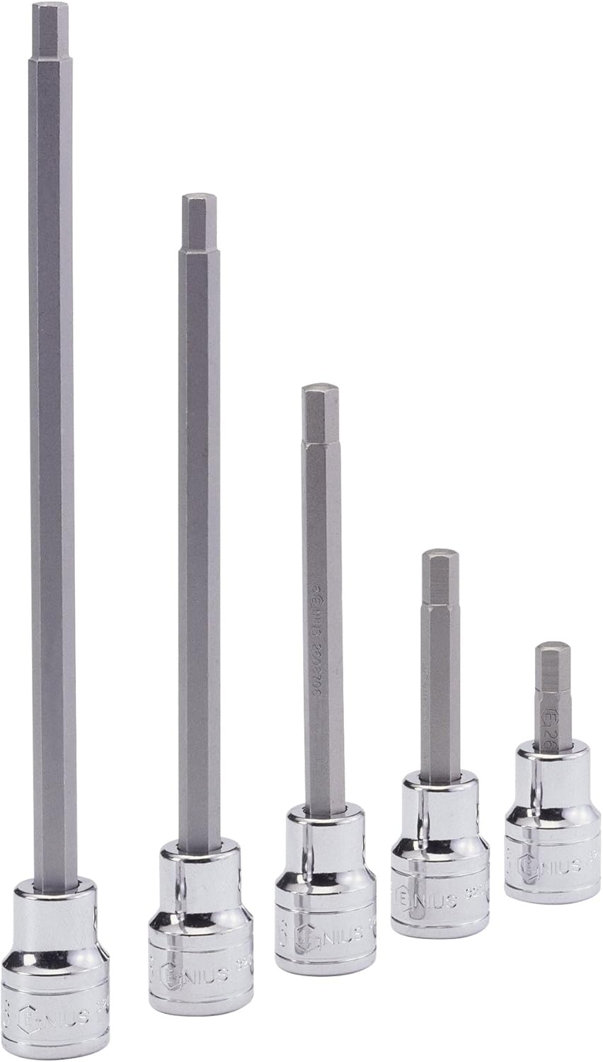 Amazon.com: Genius Tools 310+2148 3/8" Dr. 8mm Hex Bit Socket : Tools ...