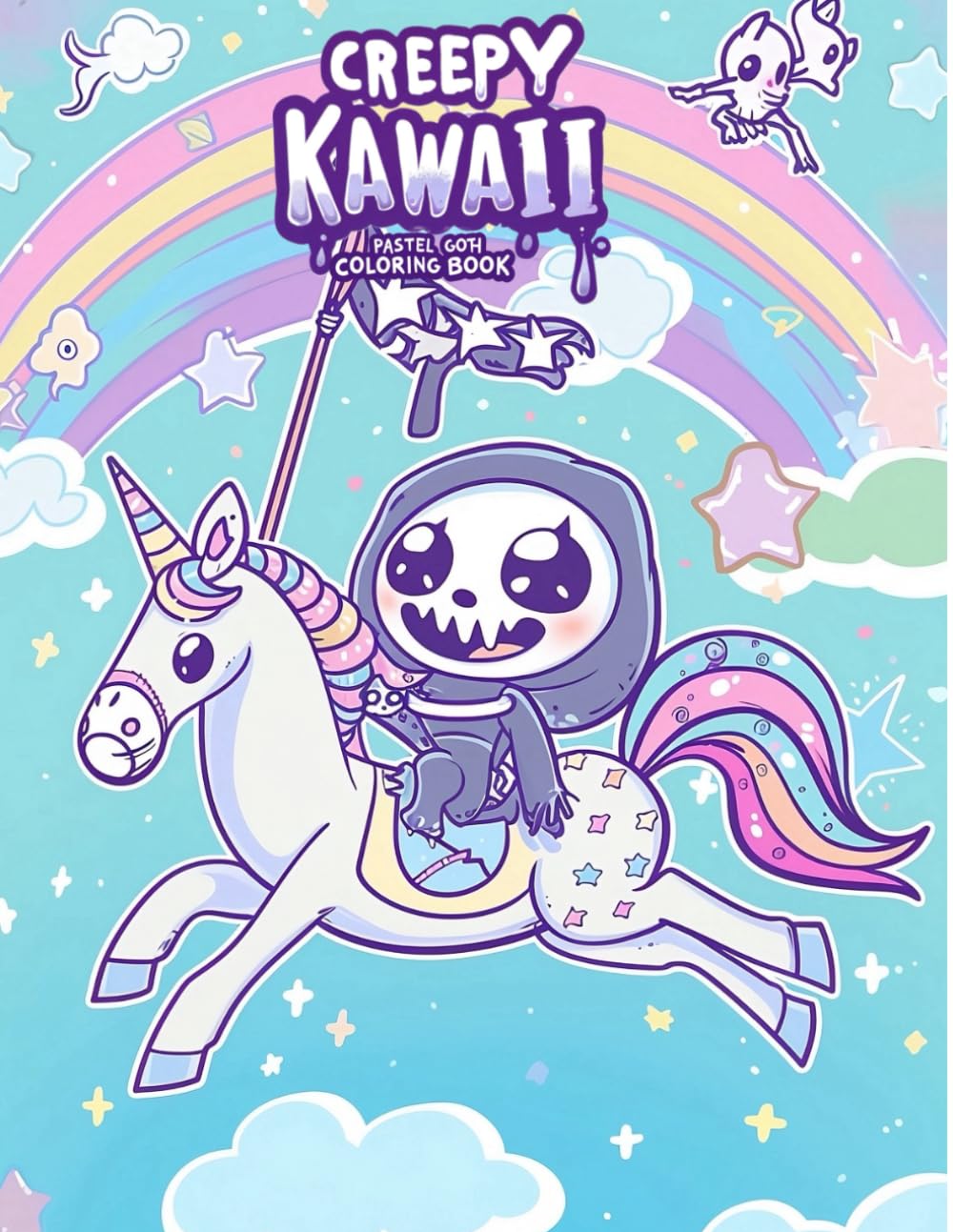 Amazon.com: Creepy Kawaii Pastel Goth Coloring Book: Delightfully Dark ...