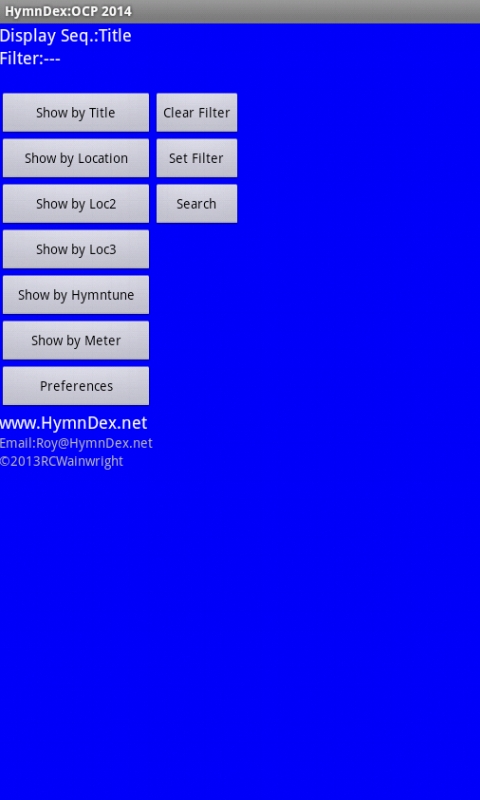 HymnDex- OCP 2014 (Oregon Catholic Press Hymnals) - App on Amazon Appstore