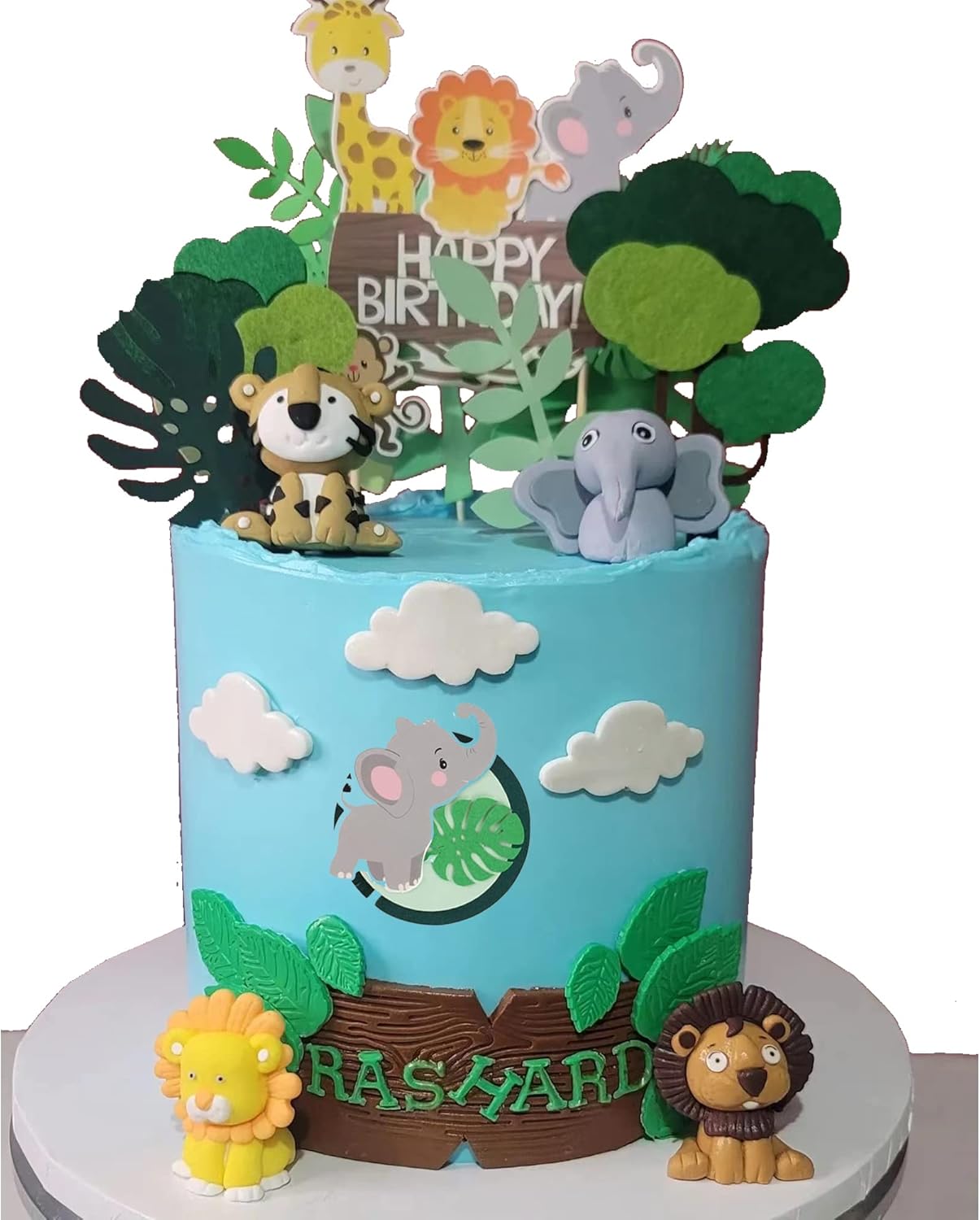 16 PCS Safari Cake Topper Elephant Jungle Animal Philippines | Ubuy