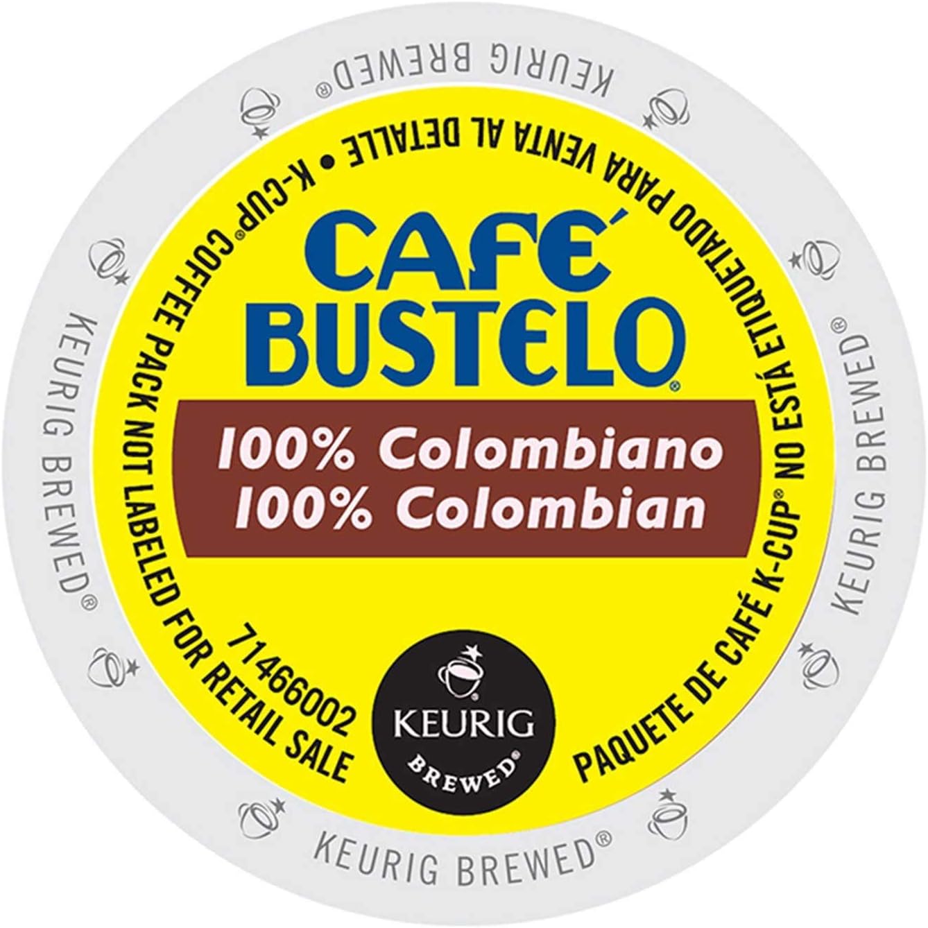 Amazon.com : Cafe Bustelo® Single-Serve Coffee K-Cup®, 100% Colombian ...