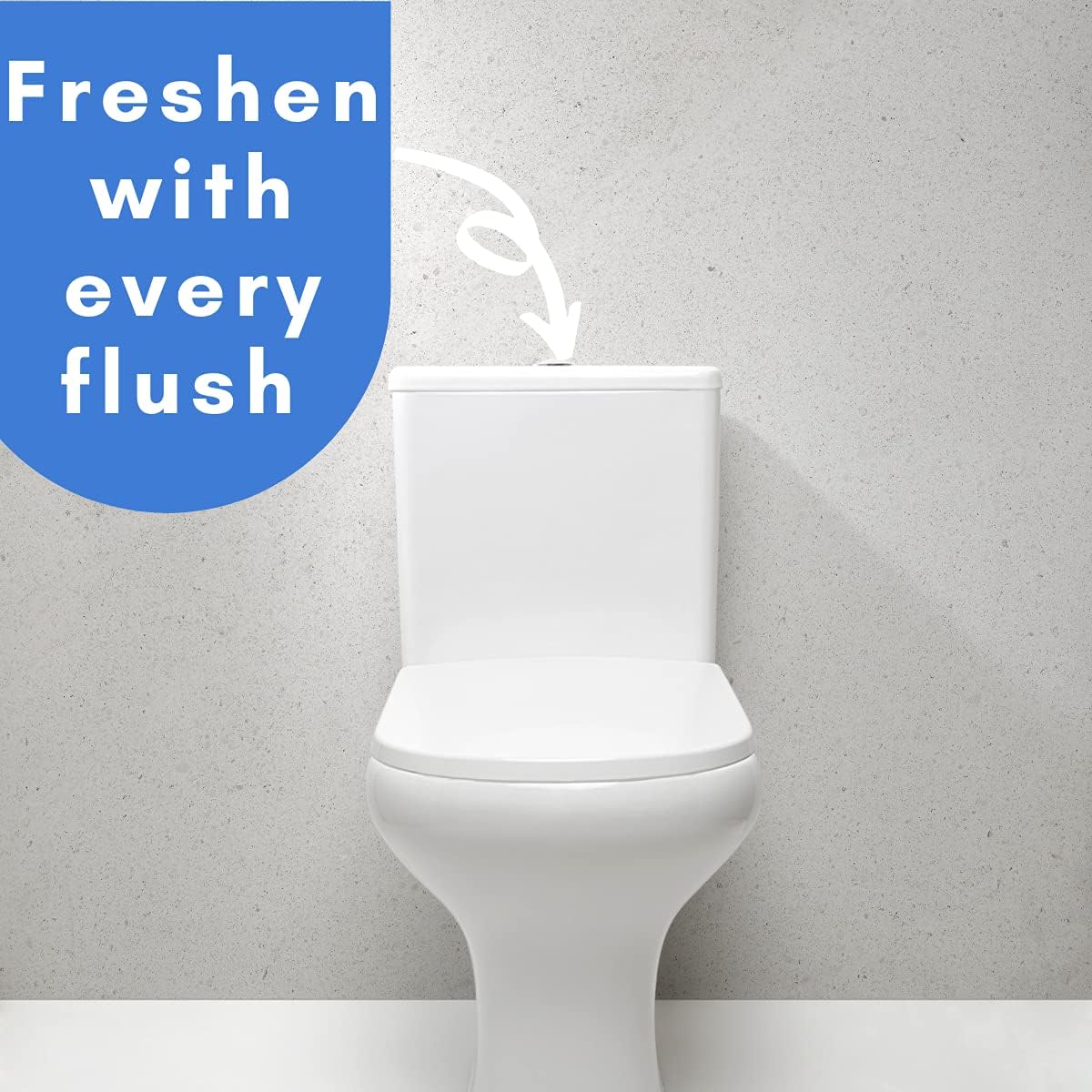 Buy Air Jungles 5-in-1 Automatic Toilet Rim Hanger Clear, Lemon Scent ...