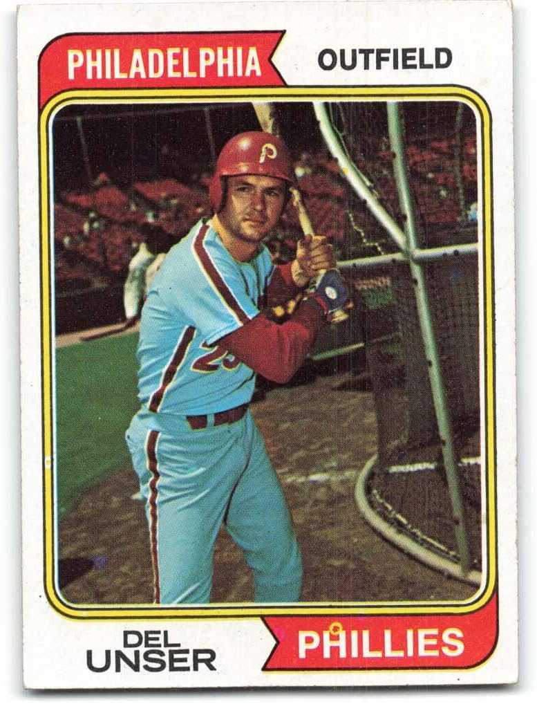 Amazon.com: Baseball MLB 1974 Topps #69 Del Unser Phillies ...