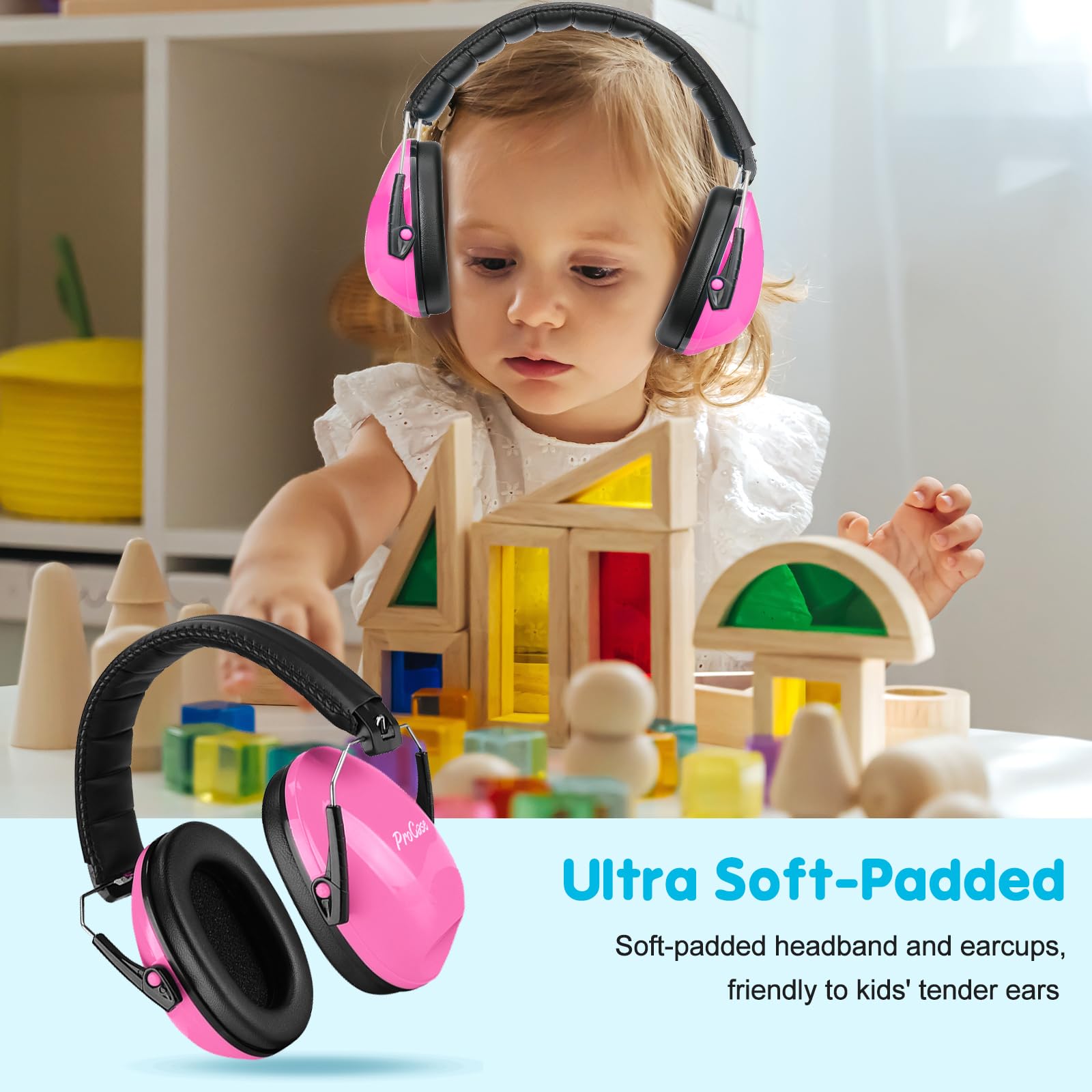 Snapklik.com : Kids Ear Protection, 21NRR Noise Cancelling Headphones ...