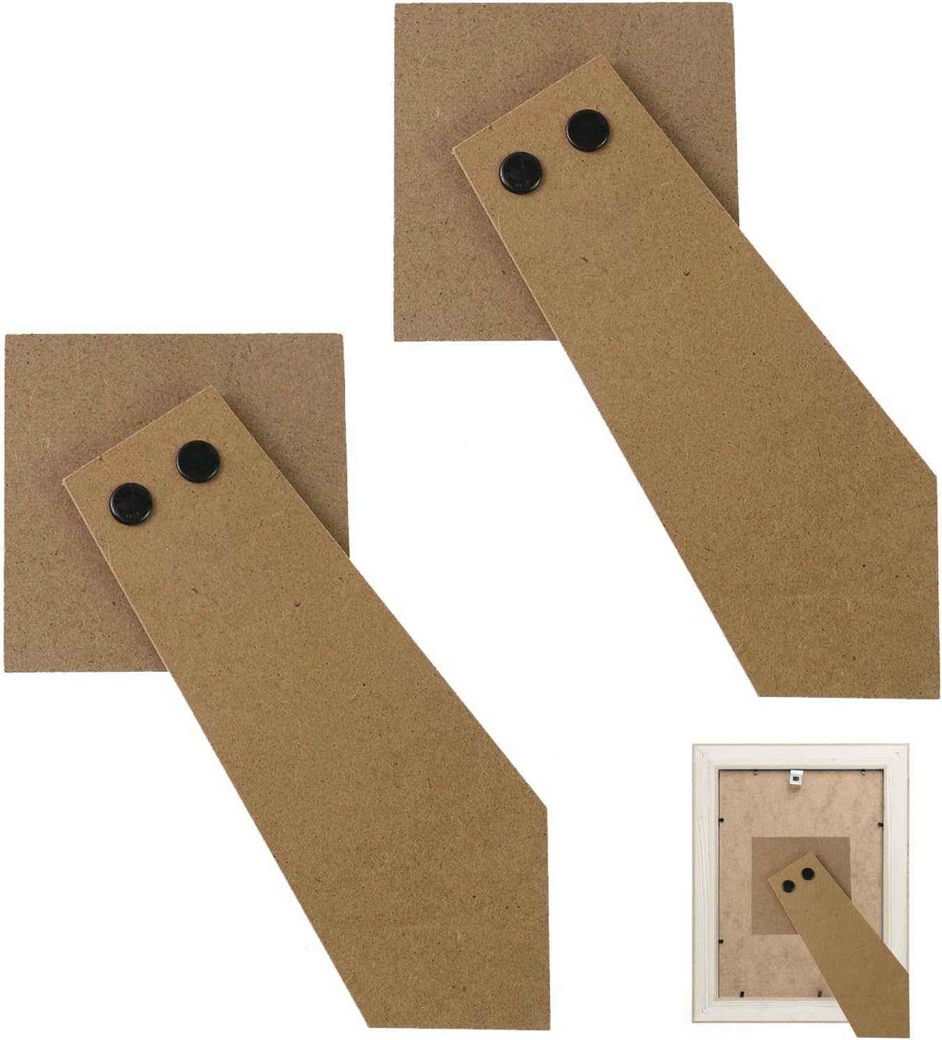 Amazon.com: Crapyt 2 PCS 5.75" Easel Back Picture Photo Frame Easel for ...