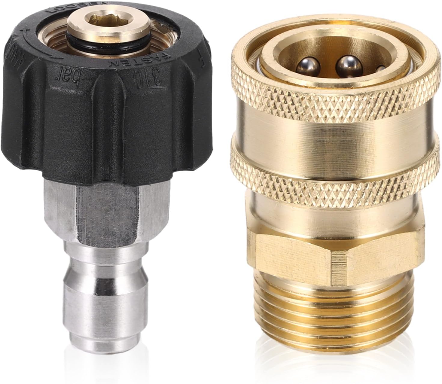 M22-14 Pressure Washer Hose Connector 3/8 Pressure Washer Adapter Quick ...