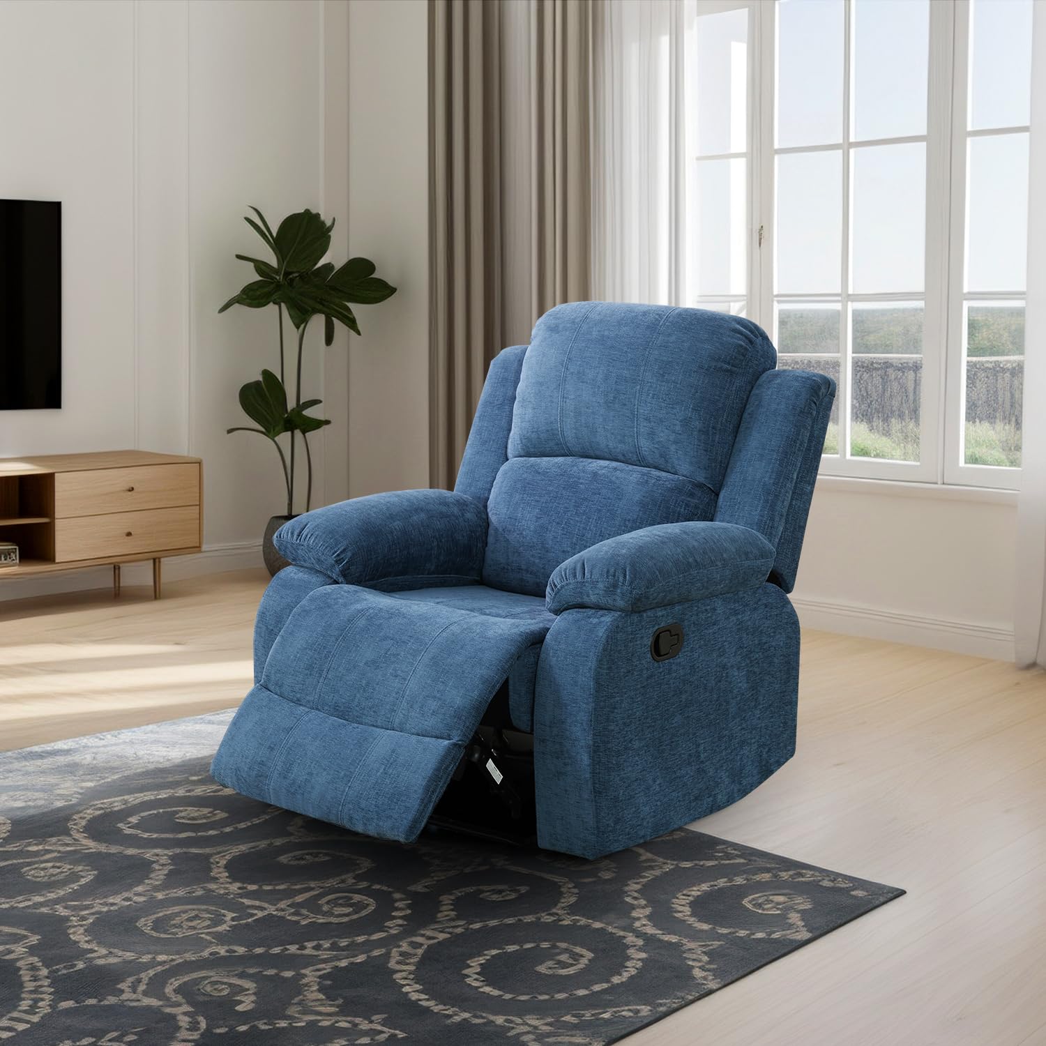 Amazon.com: Easy Manual Recliner Chair for Living Room Furniutre Chair ...
