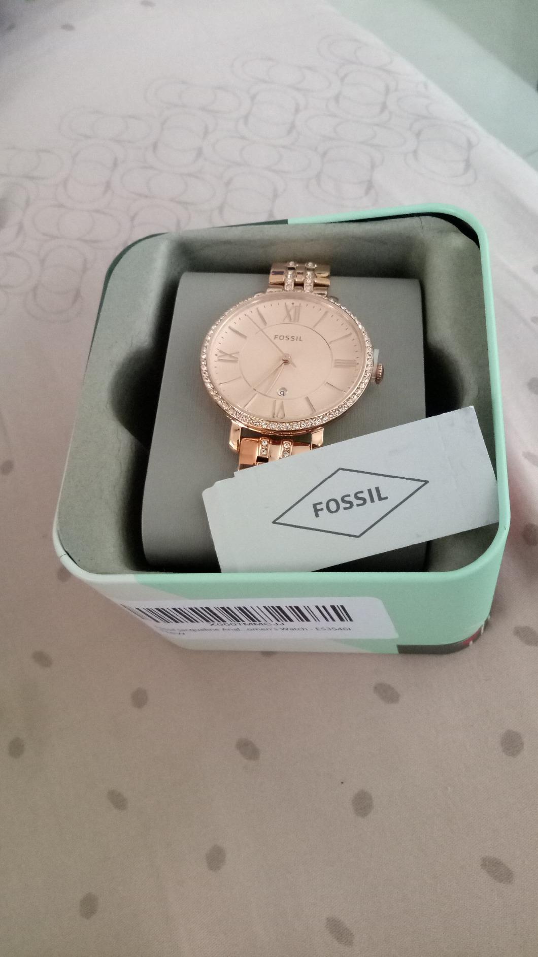 Fossil Jacqueline Analog Gold Dial Women's Watch - ES3546I : Amazon.in ...