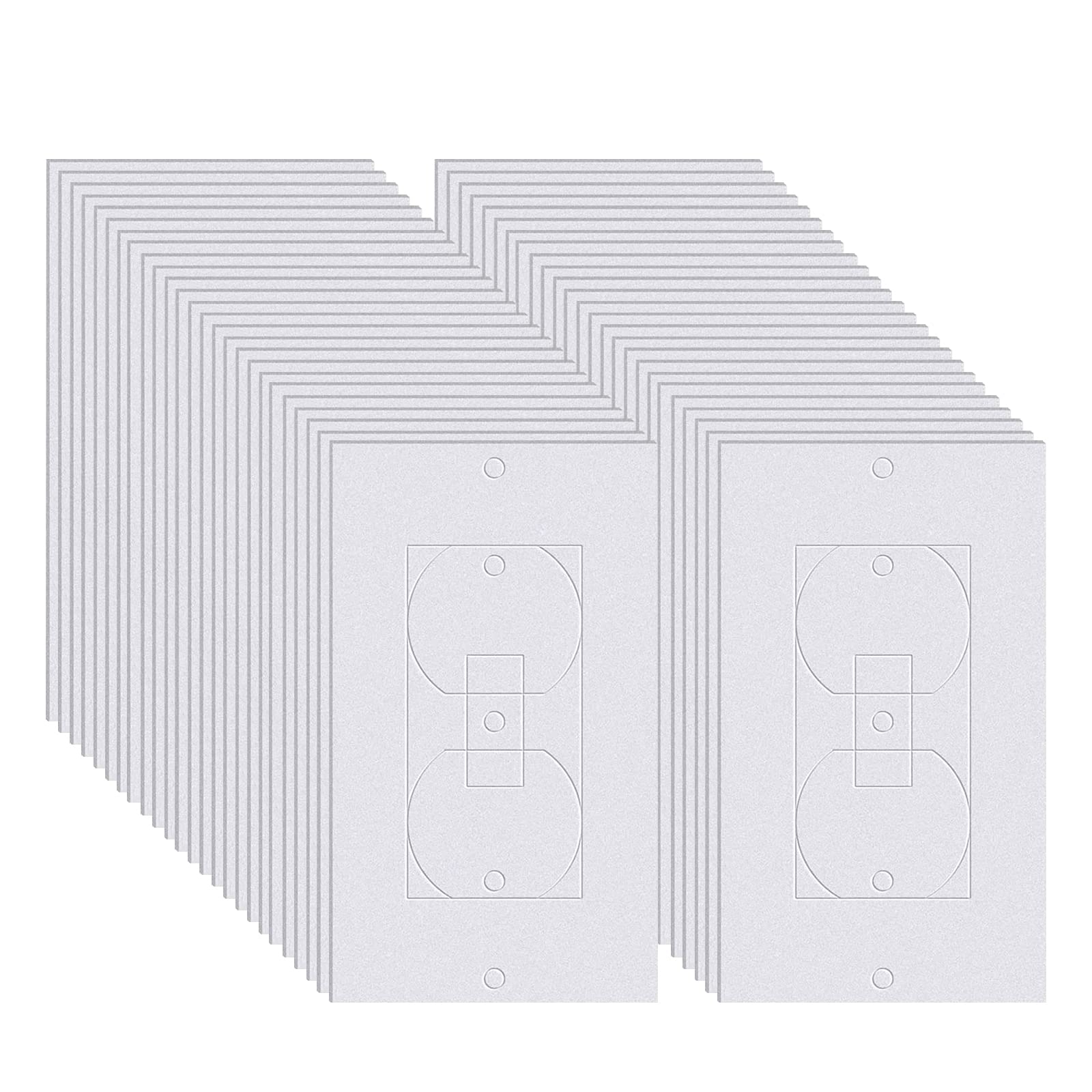 50 Pieces Wall Outlet Insulation Gaskets Wall Plate Insulation Gasket ...