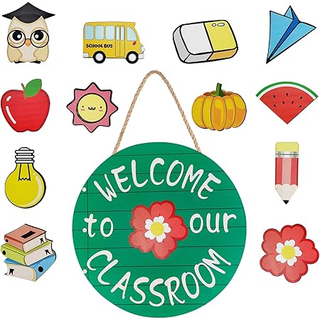 Amazon.com : Welcome to Our Class Back to School Door Sign ...