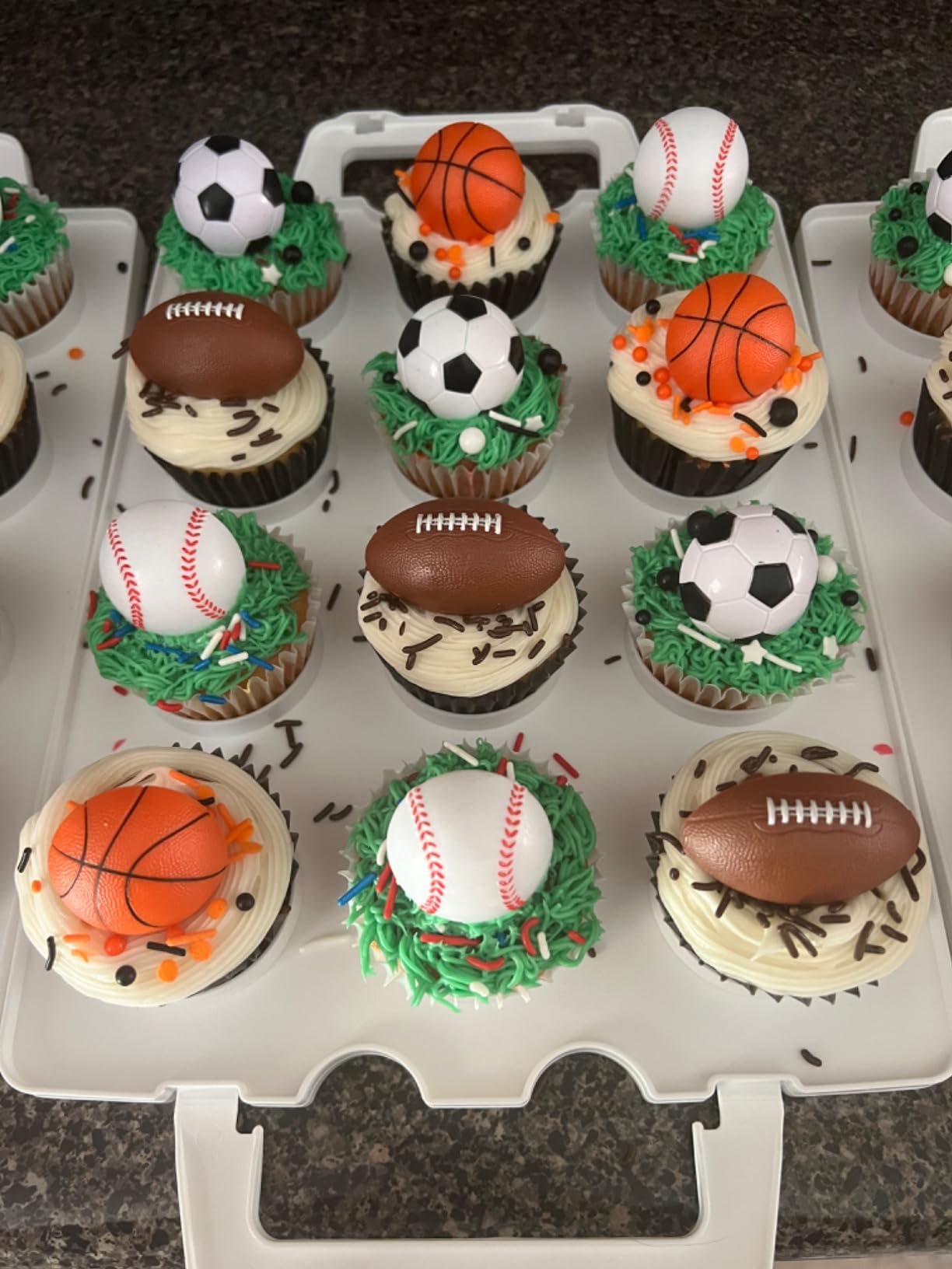 Amazon.com: DecoPac Golf Rings, Cupcake Decorations, Golf Ball Cupcake ...
