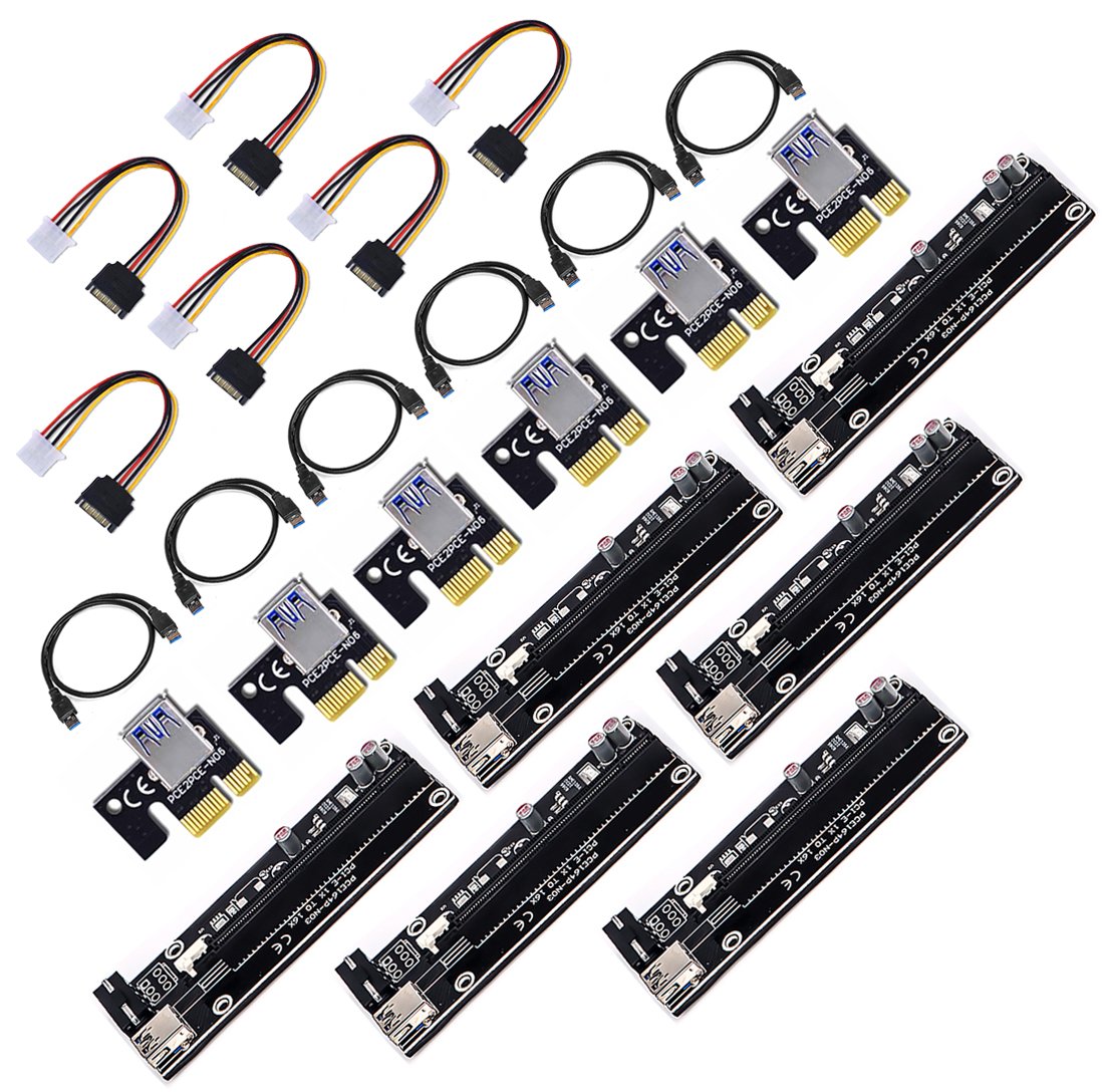 6 Pack Pcie Riser Cable Ver 006 Or Ver006c Pci | Desertcart Botswana