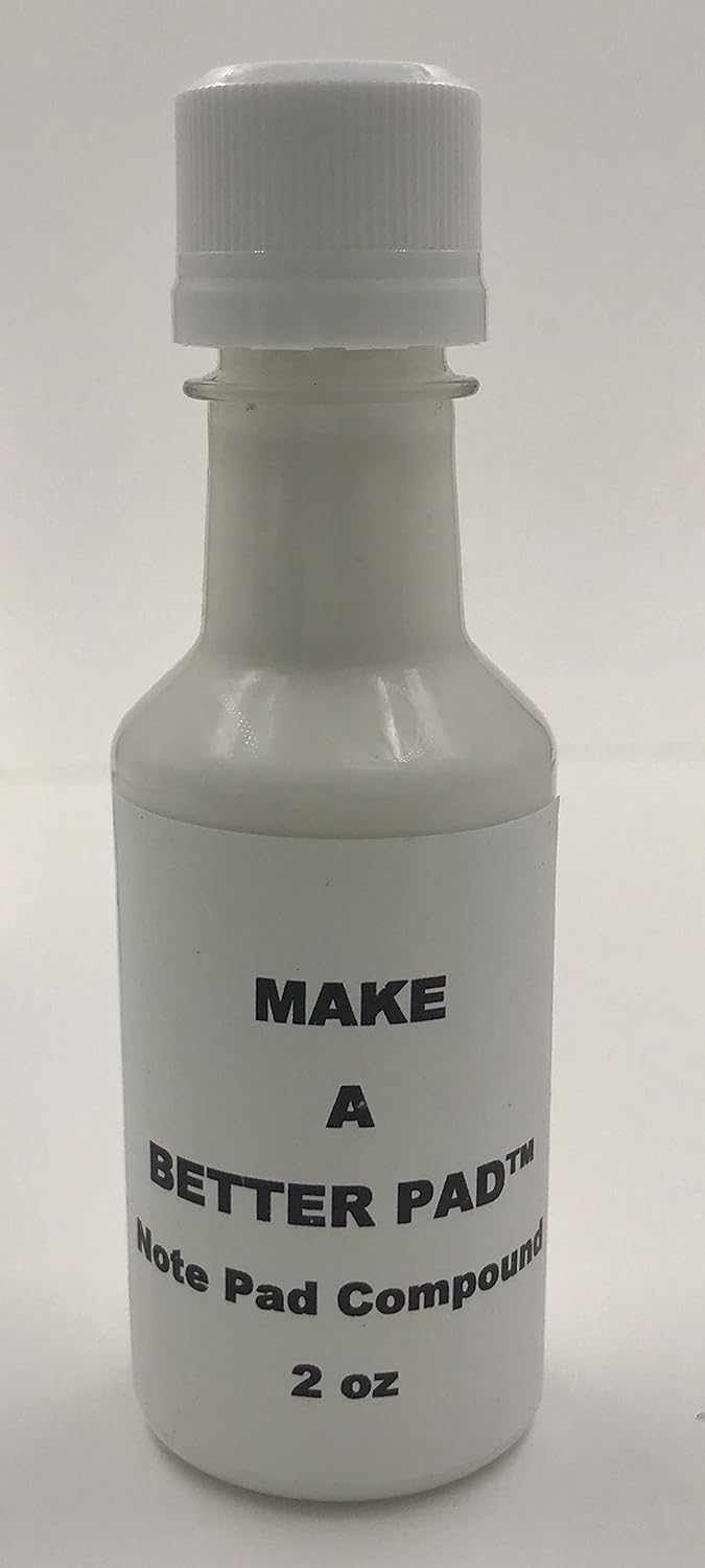 Amazon.com : Notepad Padding Compound - White/Pink 2.5oz (White ...