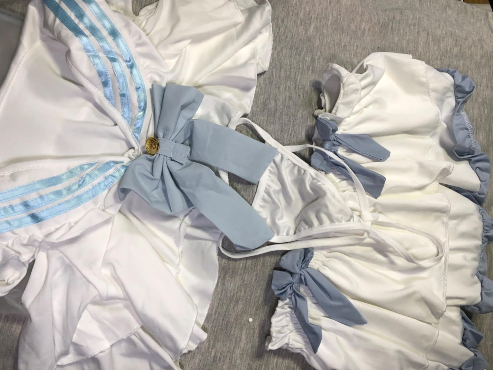 Amazon.co.jp: SHLYMP セーラー服 セクシー コスプレ エロ 過激 エッチ な えろい へそ出し 半袖 ランジェリー 下着 海軍風 JK 制服誘惑 高校生 学生 女子高生 ...