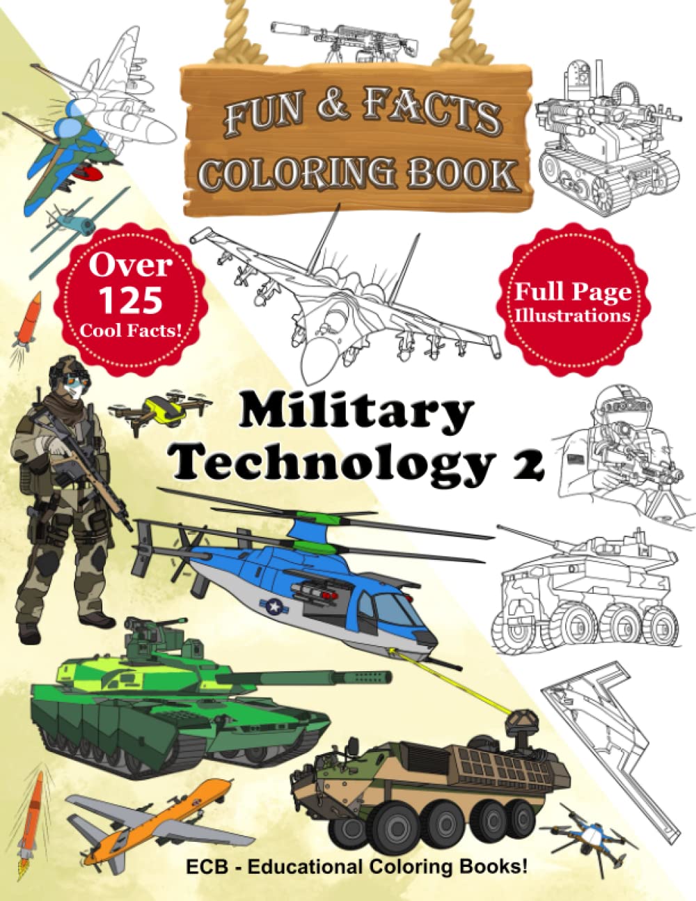 Buy Technology 2! Fun & Facts Coloring Book - Full page original ...
