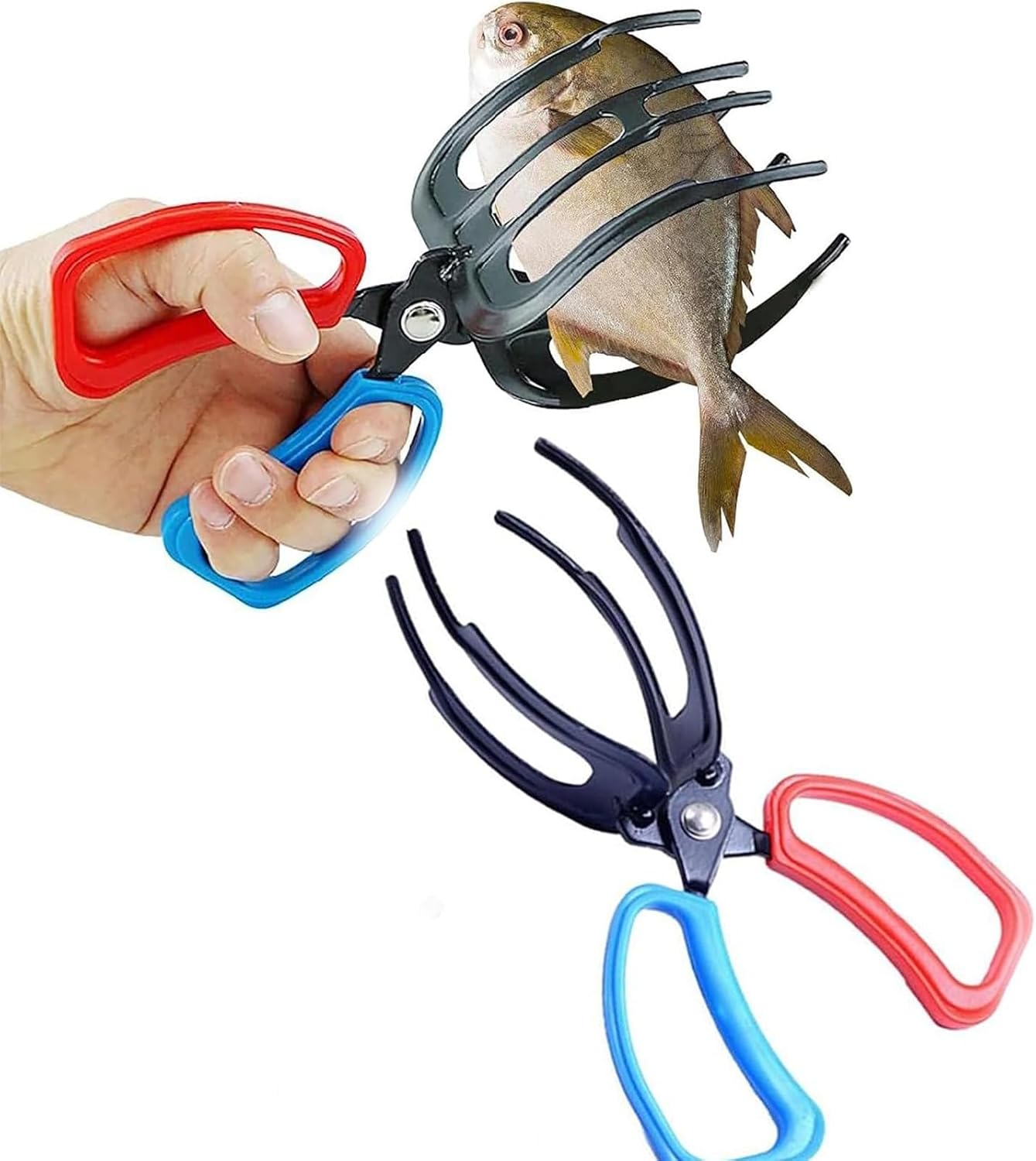 Amazon.com: Upgrade 3 Claw Fish Gripper,2024 New Metal Fishing Pliers ...