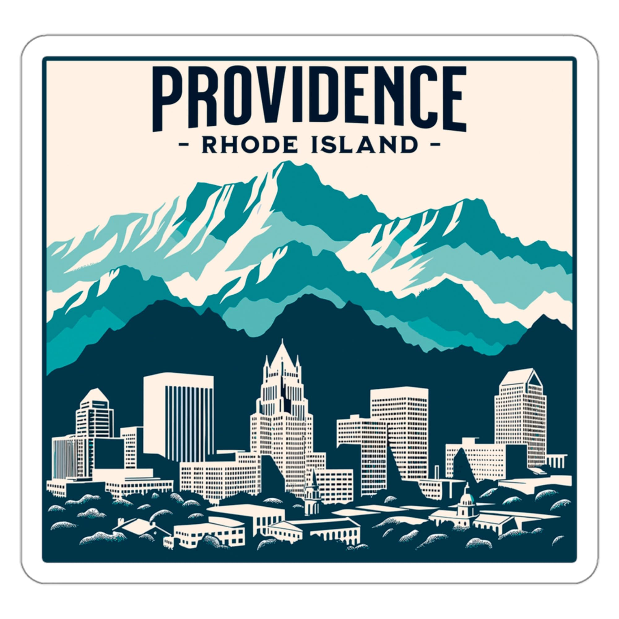 Amazon.com: Providence Rhode Island Sticker Adventure Souvenir Decal ...