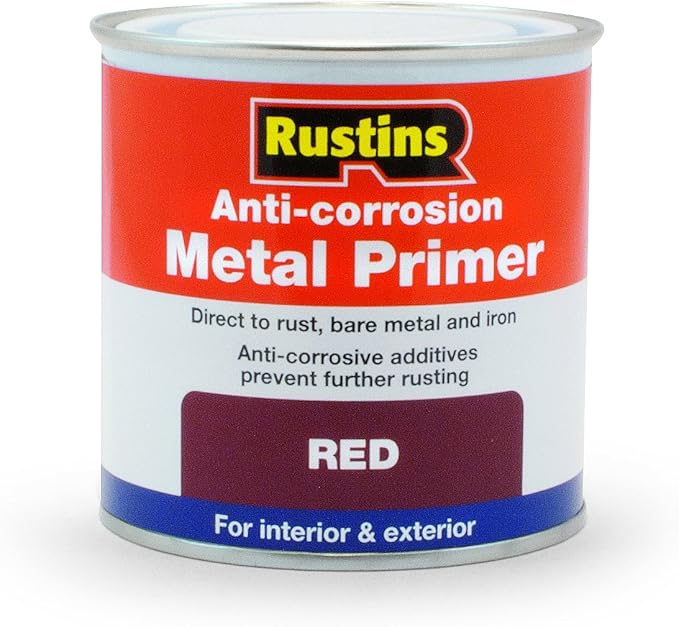 RUSTINS Anti-corrosion Metal Primer Red 500ml : Amazon.co.uk: DIY & Tools