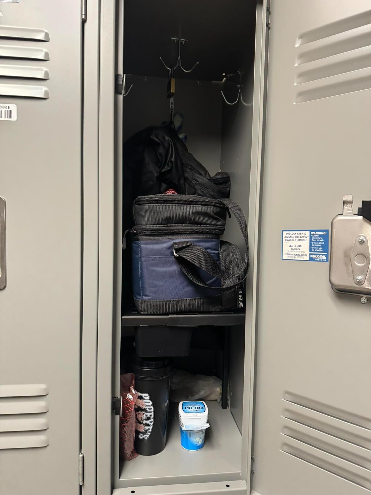 LockerMate Adjust-A-Shelf Locker Shelf & Organizer, Extends to Fit Your ...