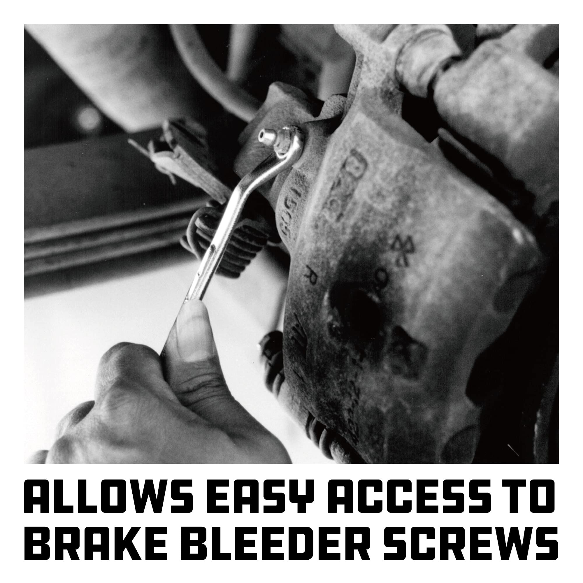 Snapklik.com : Powerbuilt 8 X 10 Mm Brake Bleeder Wrench, 45-Degree ...