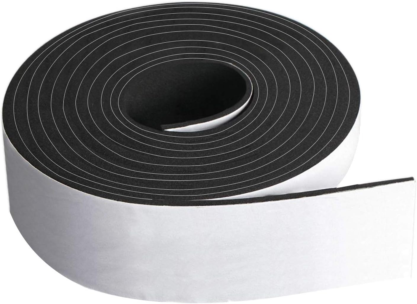Neoprene Foam Strip Roll by Dualplex, 2" Wide x 10' Long x 1/4" Thick ...