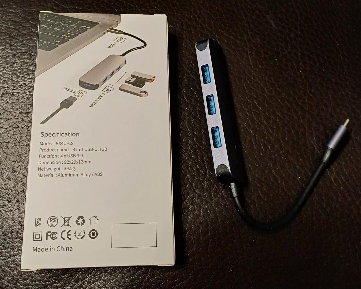 MMOBIEL USB-A to 4x USB-A Adapter Port Hub - 4-in-1 USB Hub Splitter ...