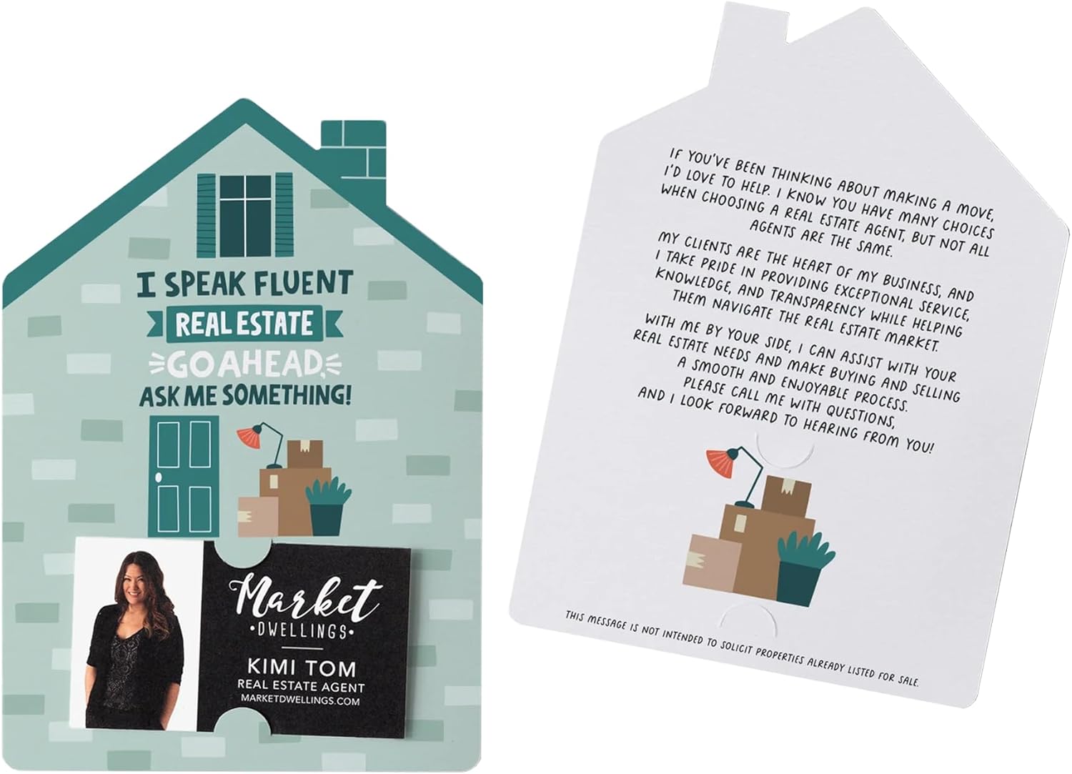 Amazon.com : Set of I Speak Fluent Real Estate. Go Ahead, Ask Me ...