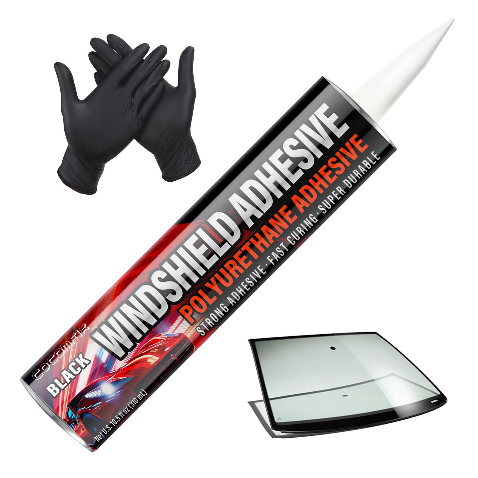 Polyurethane Windshield Adhesive, Fast Cure & Weather Resistant ...