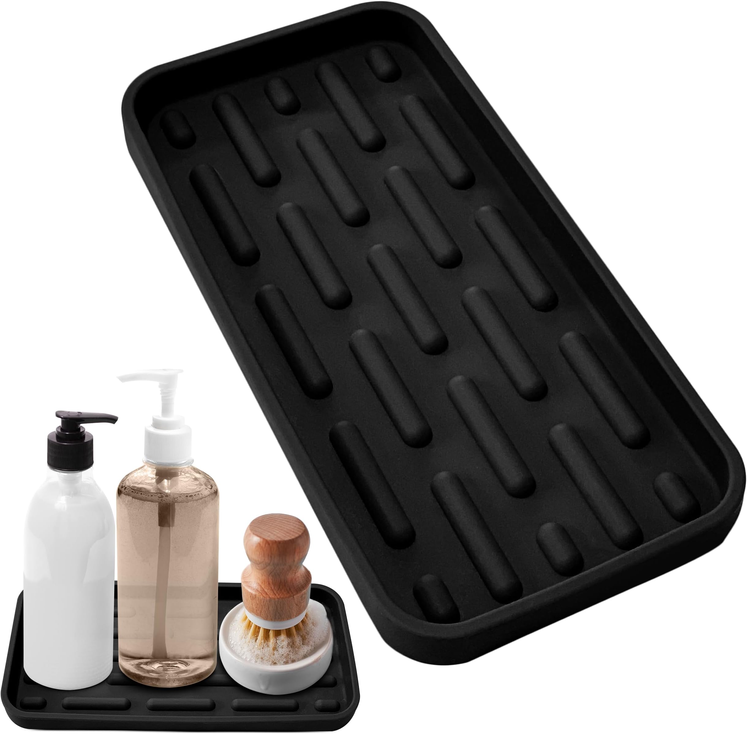 Amazon.com: EG-SIPRO Silicone Sponge Holder,Kitchen Sink Organizer Tray ...