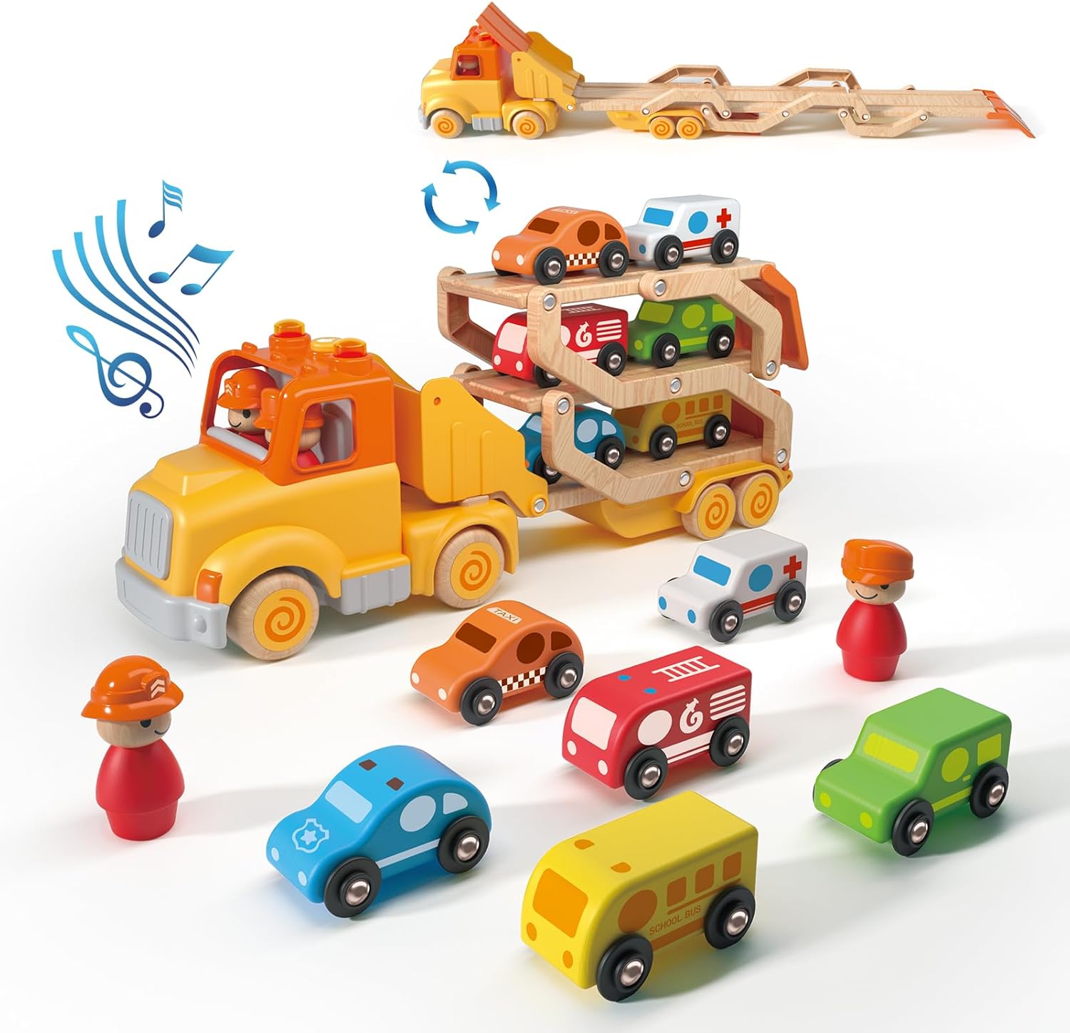 Amazon.com: Toddler Toys for 2 3 4 5 Years Old Kids, Transport Car ...