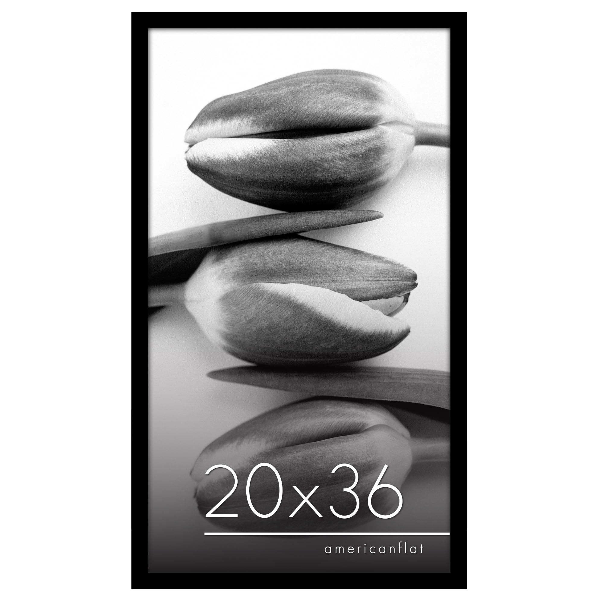 Snapklik.com : Americanflat 20x36 Poster Frame In Black - Photo Frame