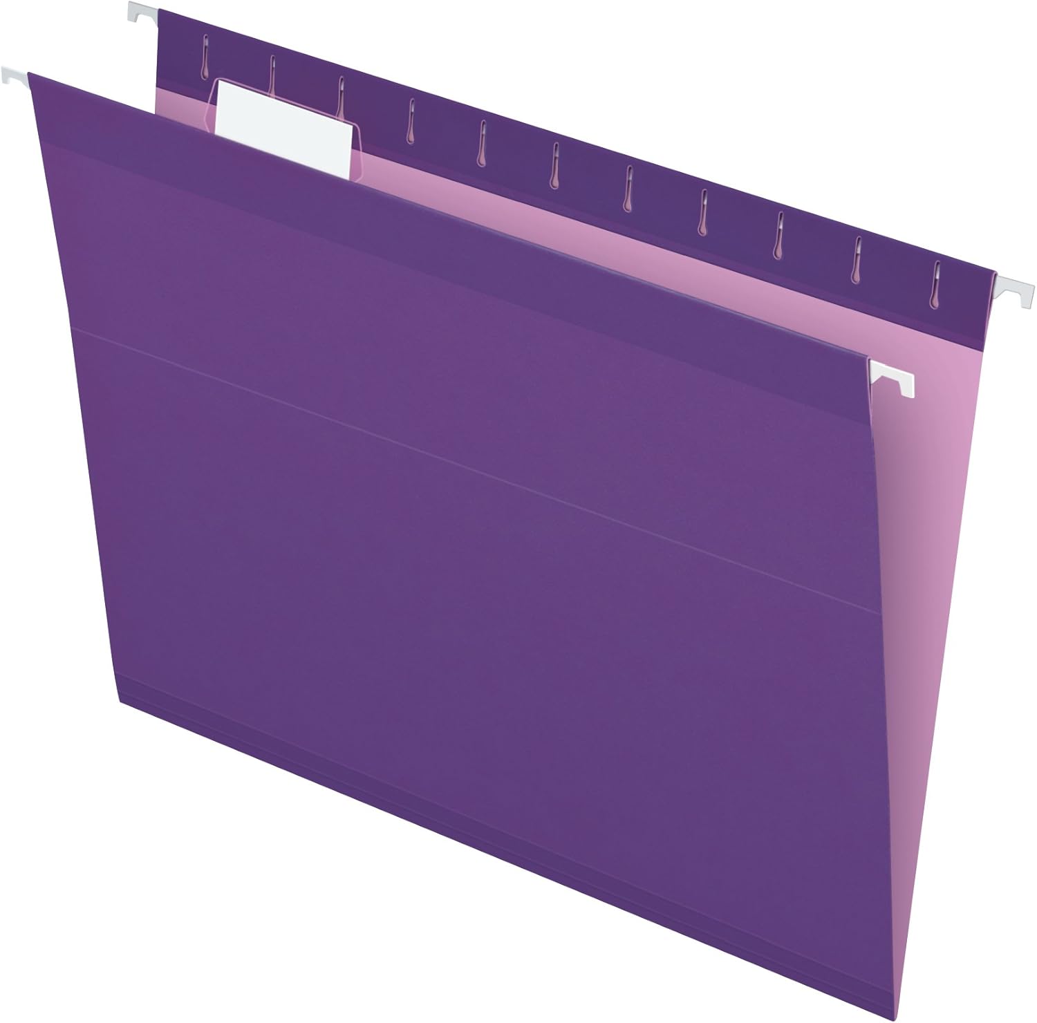 Pendaflex Reinforced Hanging File Folders, Letter Size, Violet, 1/5 Cut ...