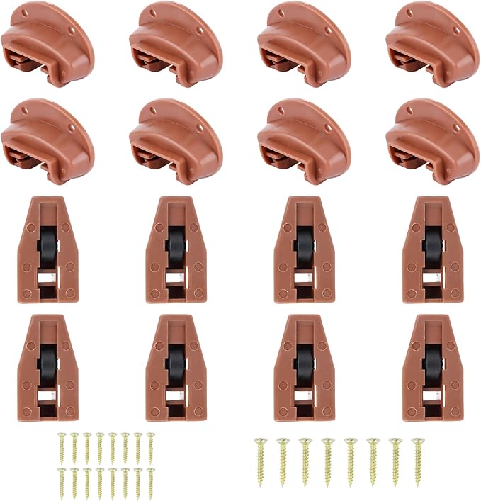 8 Sets Plastic Drawer Track Guides Kit, for Kenlin Rite-Trak II ...