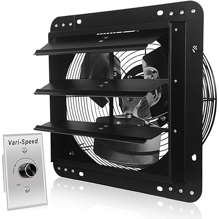 Amazon.com: iLIVING 10" Wall Mounted Shutter Exhaust Fan, Automatic ...