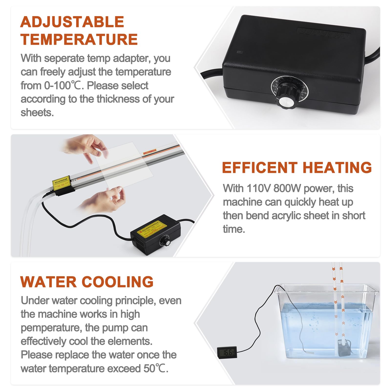 Snapklik.com : Oztwel 23.6in 60cm Acrylic PVC Plastic Bender, Acrylic ...