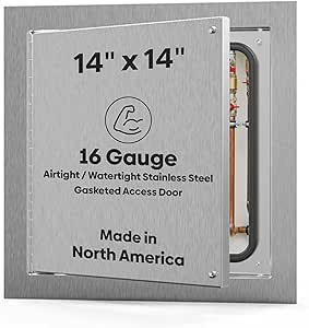 Amazon.com: Best 14” x 14” Airtight/Watertight Access Panel, Stainless Steel Access Door with ...