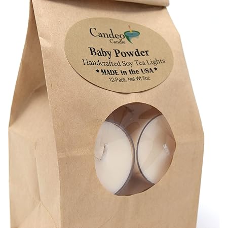 Baby Powder Soy Votive Candles - Scented with Natural Fragrance Oils ...