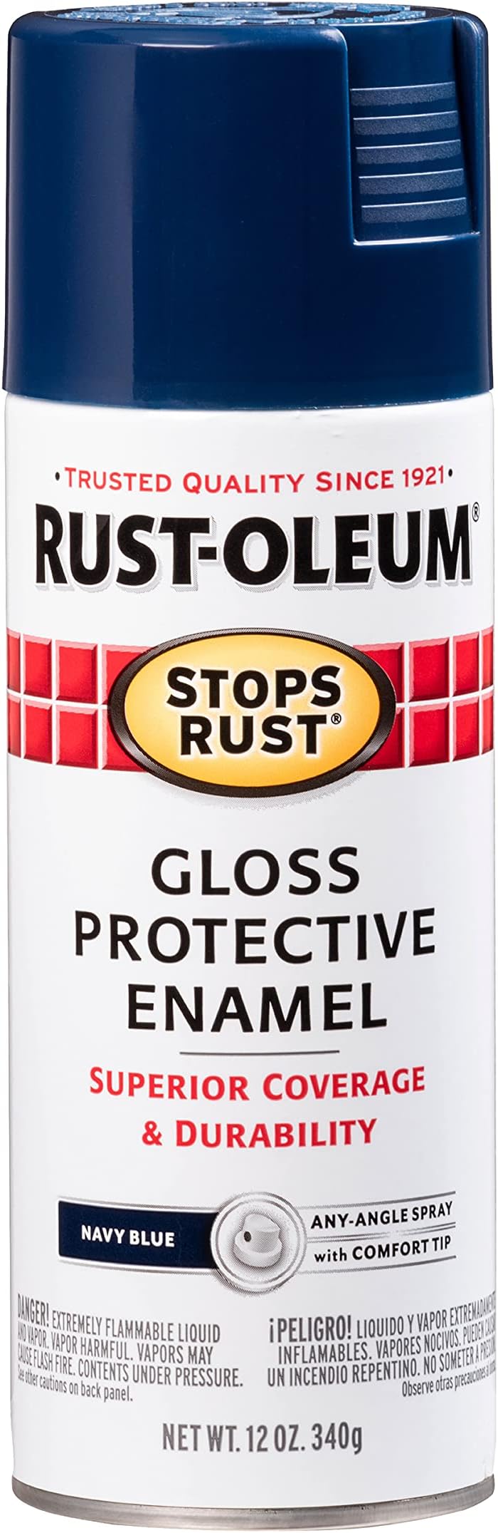 Rust-Oleum Painter's Touch Ultra Cover Gloss Navy Blue Spray Paint 12 ...